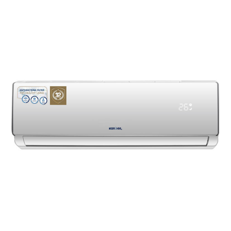 BRUHM 2.0HP SPLIT AIR CONDITIONER BAS-18RCEW- R410 - Electromart Ghana